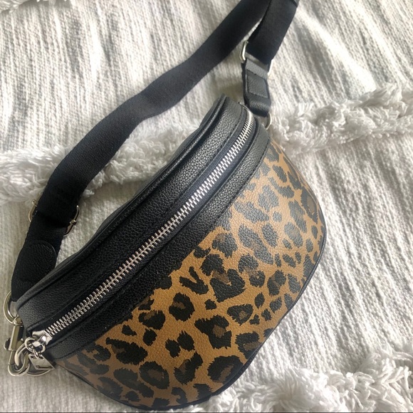 Bags | Animal Print Fanny Pack | Poshmark
